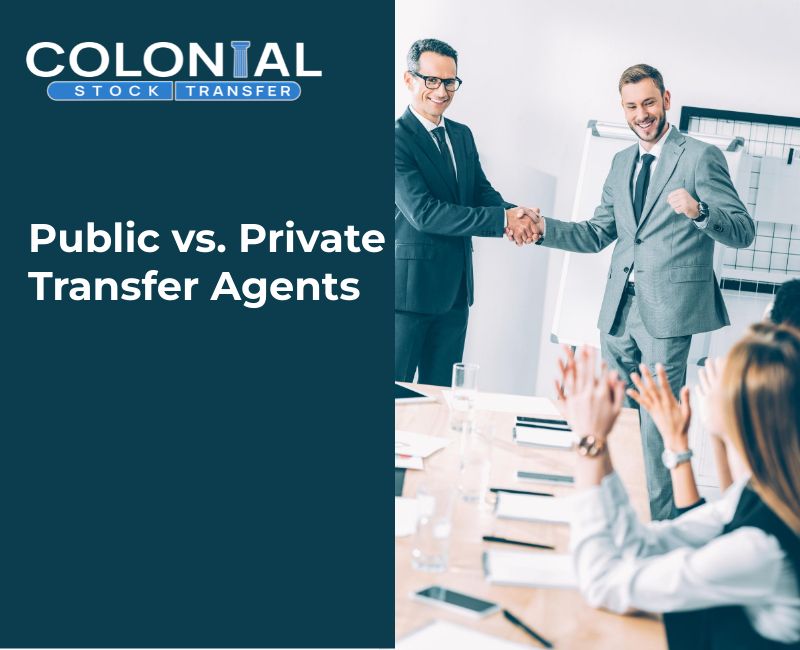 What Is a Public Company Transfer Agent vs a Private Company Transfer