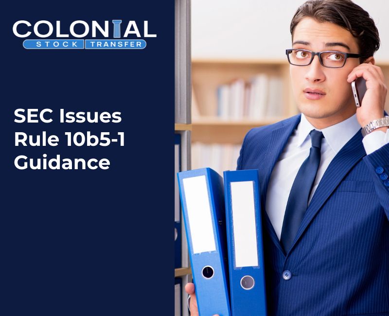 SEC Publishes Guidance On Rule 10b5-1 Amendments